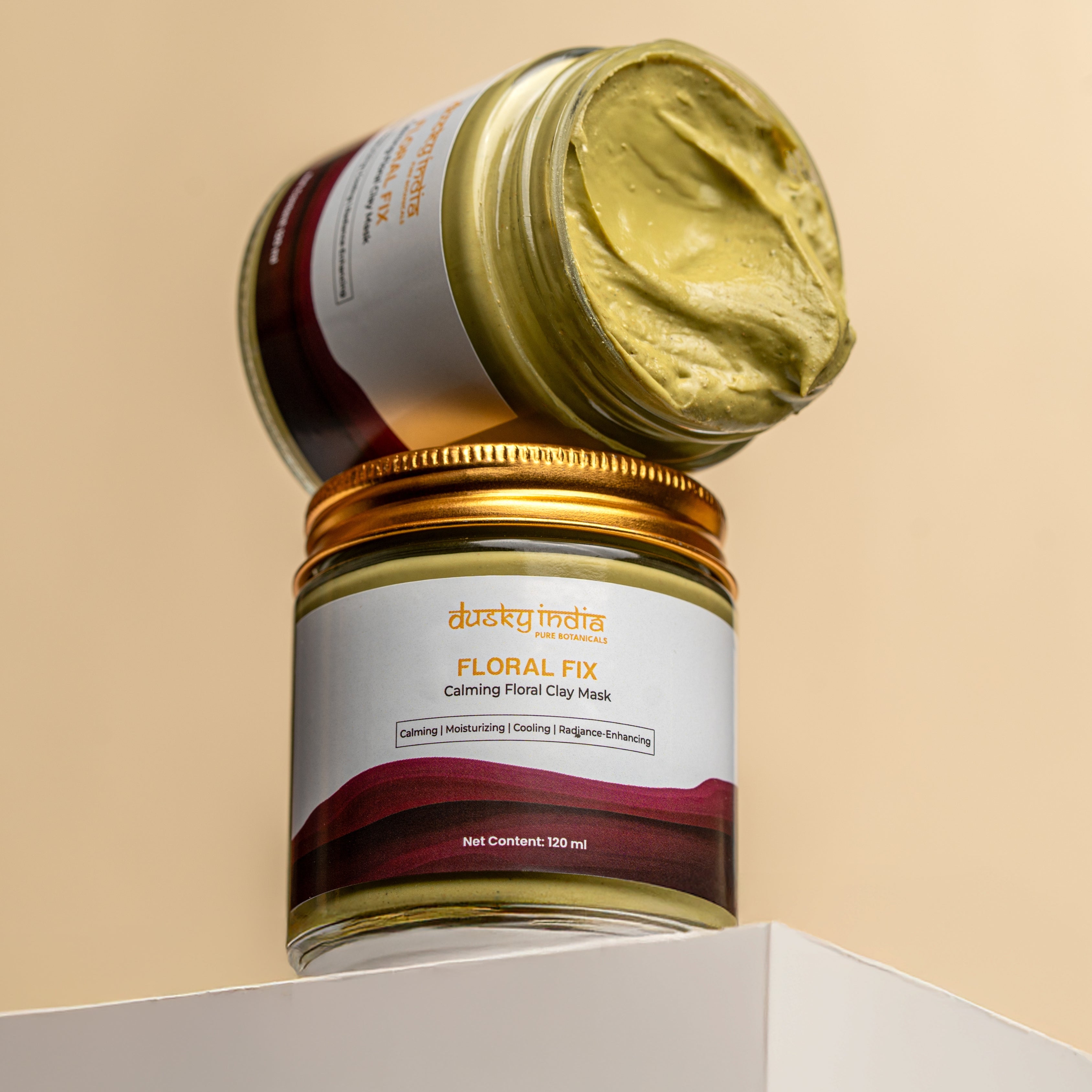 Clay Mask for Deep Cleansing | Floral Fix Clay Mask – DUSKY INDIA
